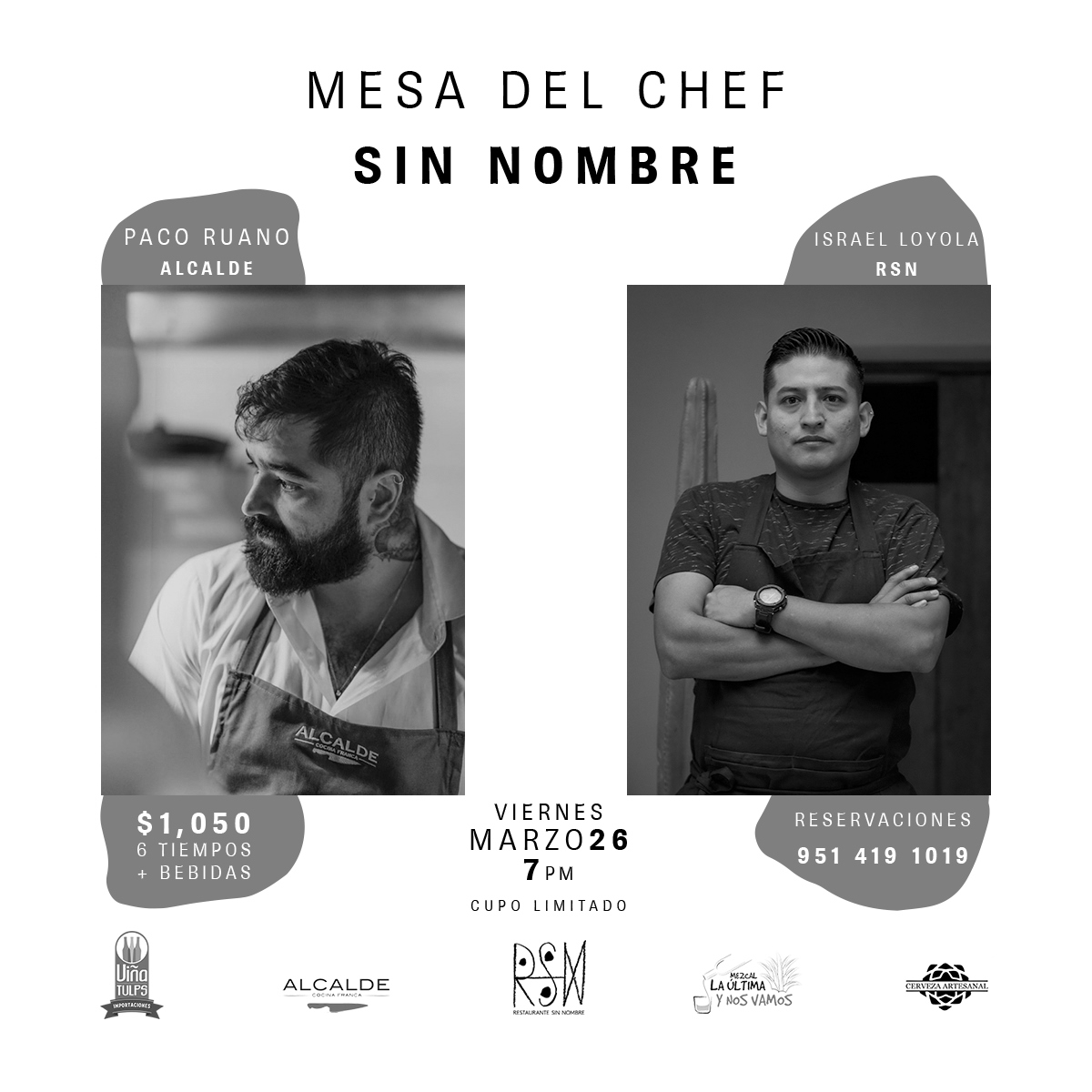 Disfruta de las experiencias culinarias del chef Israel Loyola del ...