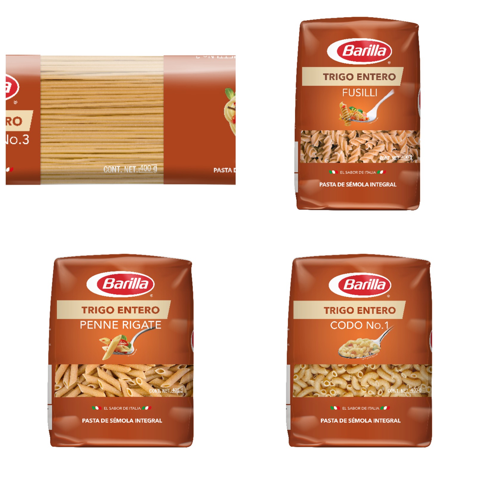 Barilla® Trigo Entero la Nueva Línea de Pastas Integrales llega a ...