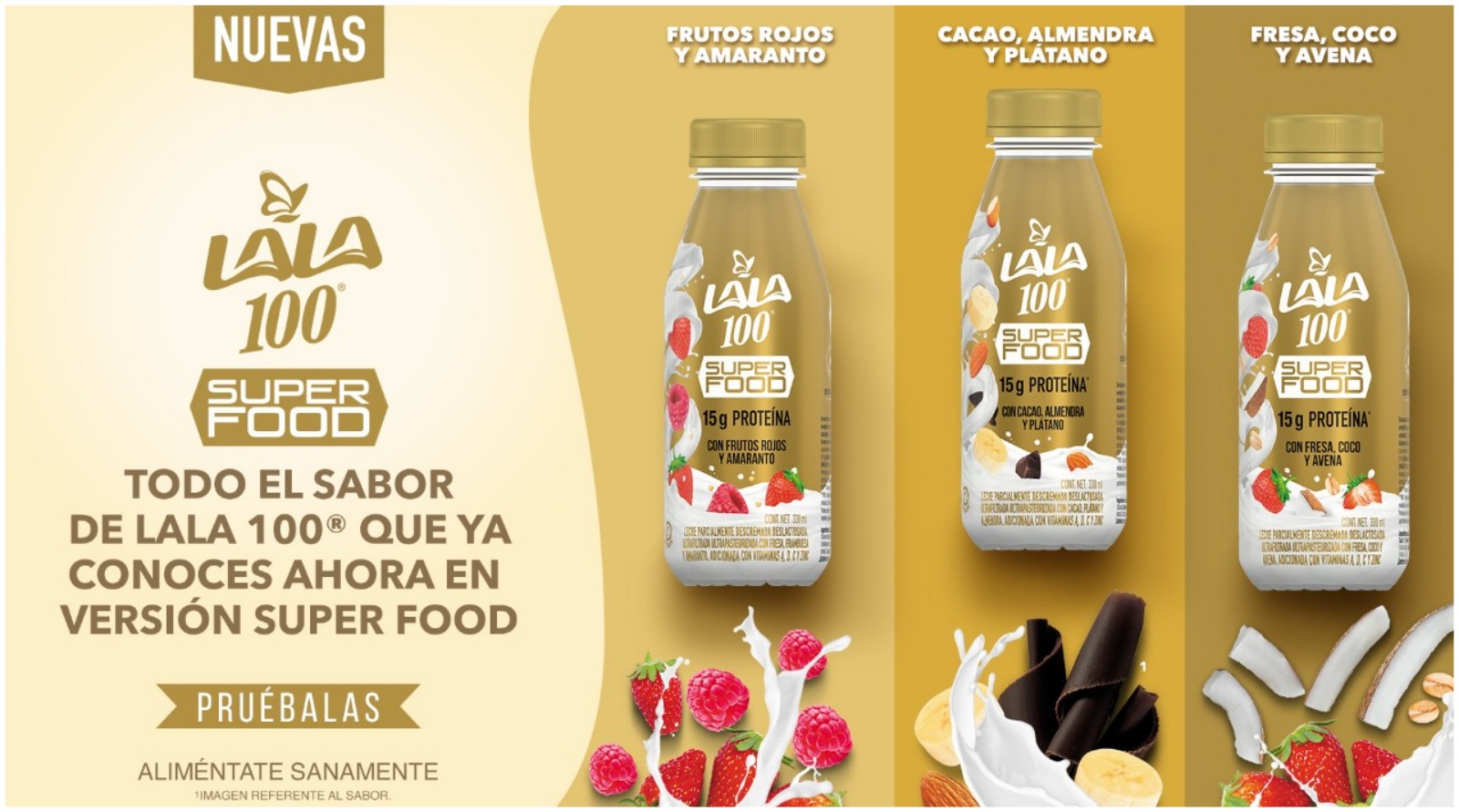 LALA 100® SÚPER FOOD LA LECHE 100% LIBRE DE LACTOSA, AHORA CON NUEVAS ...