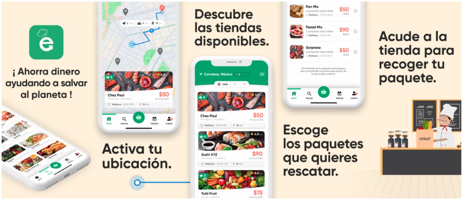 Cheaf, la app mexicana, cumple un año luchando contra el desperdicio de ...