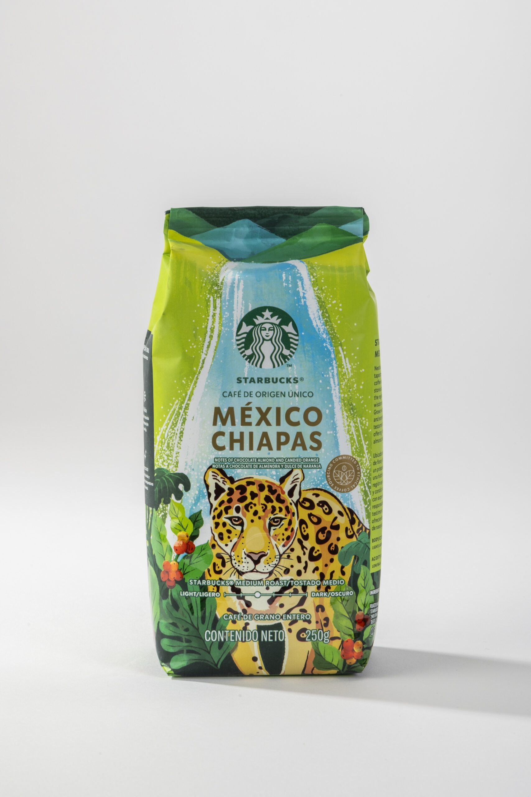 Starbucks presenta nuevo empaque para su café de grano enteroMéxico Chiapas, en homenaje al ...